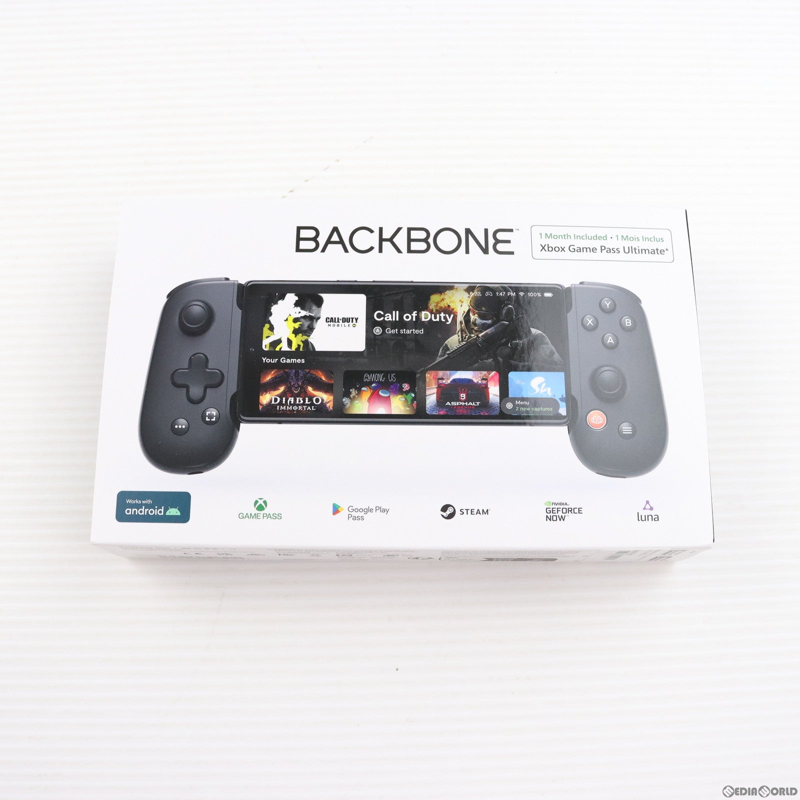 【中古即納】[ACC][PS5]Backbone One(バックボーンワン) for Android スマートフォン用ゲームコントローラー Backbone(BB-51-B-R)