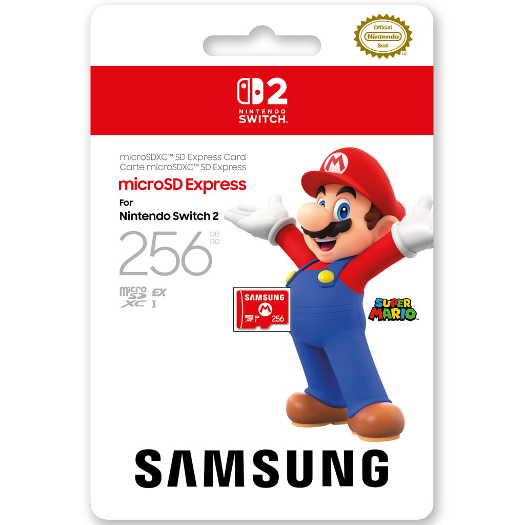 【新品即納】[ACC][Switch2]Samsung microSD Express Card(マイクロSDエクスプレスカード) 256GB for Nintendo Switch 2 ...