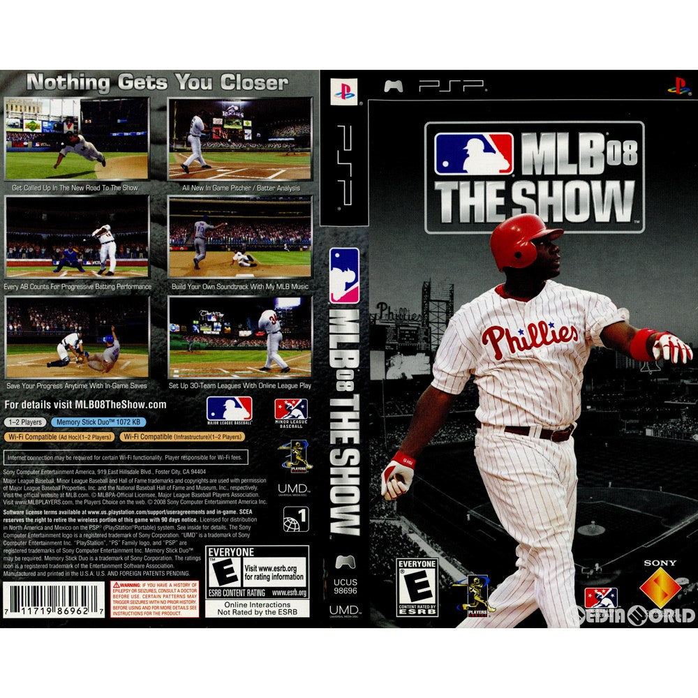 [PSP]MLB 08 THE SHOW 北米版(UCUS-98696)