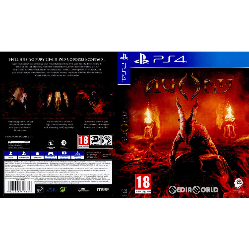 [PS4]Agony(アゴニー/アガニー)(EU版)(CUSA-11622)