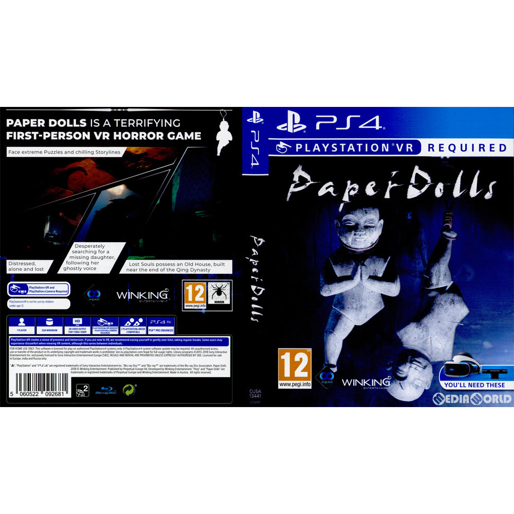[PS4]Paper Dolls(ペーパードールズ)(EU版)(PSVR専用)(CUSA-13441)