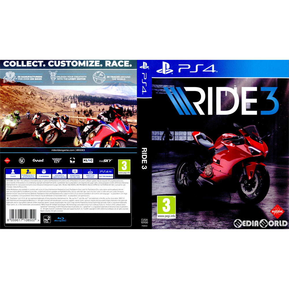 [PS4]RIDE 3(ライド3)(EU版)(CUSA-10100)