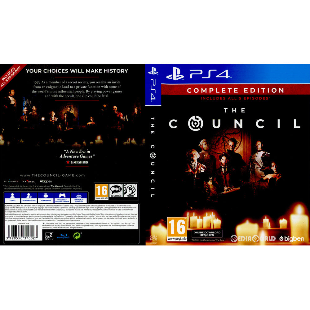 [PS4]The Council(カウンシル) Complete Edition(EU版)(CUSA-14032)